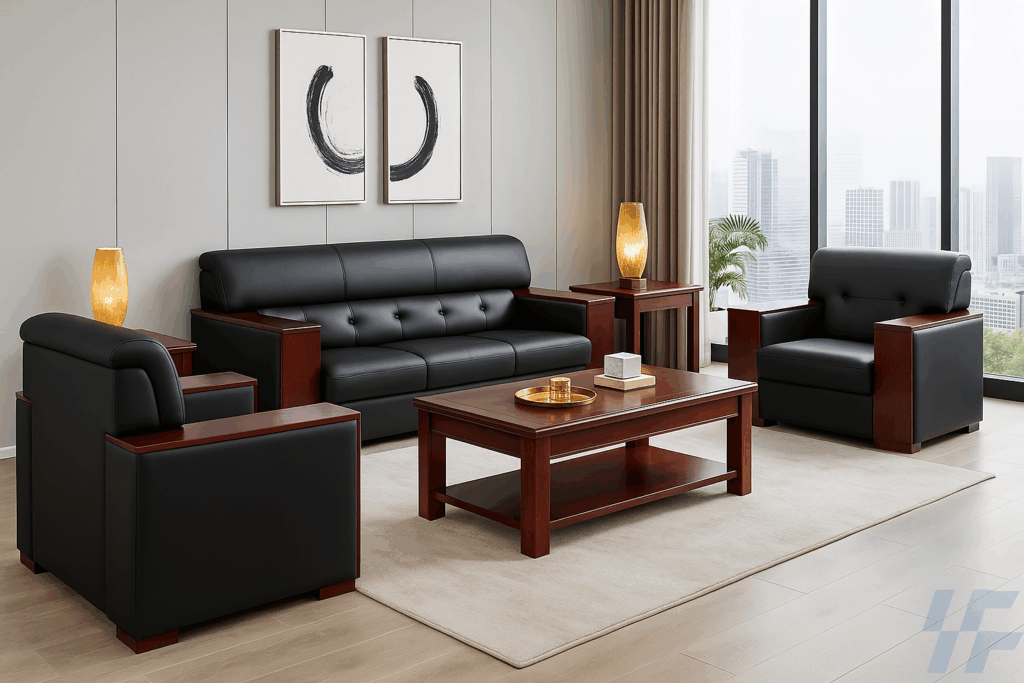 Executive 3+1+1 Office Sofa Set - Intercom Furniture