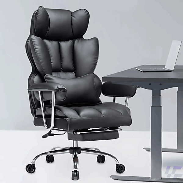 Ergonomic Executive Leather Office Chair - Intercom Furniture