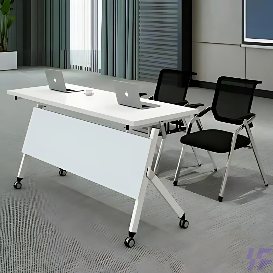 Modern Foldable Office Table - Intercom Furniture