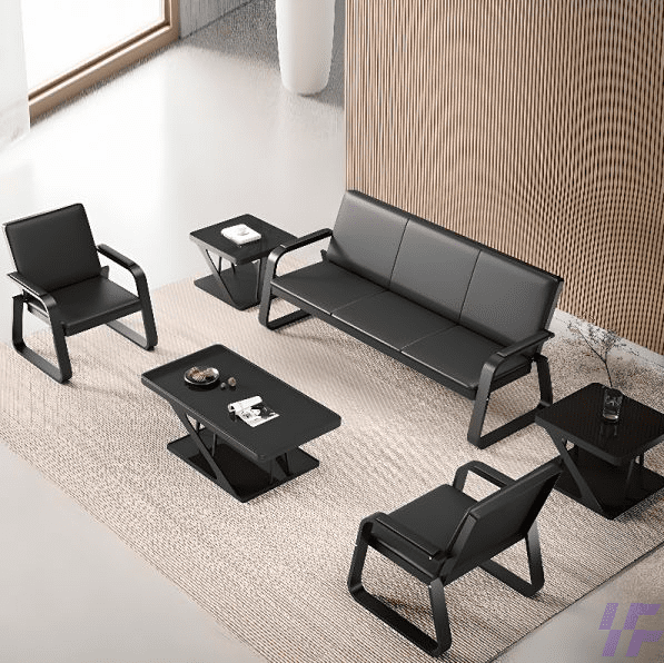 5 Seater Office Waiting Sofa - Intercom Furniture