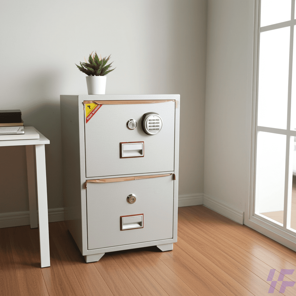 2 Drawer Fireproof Storage Safe - Intercom Furniture