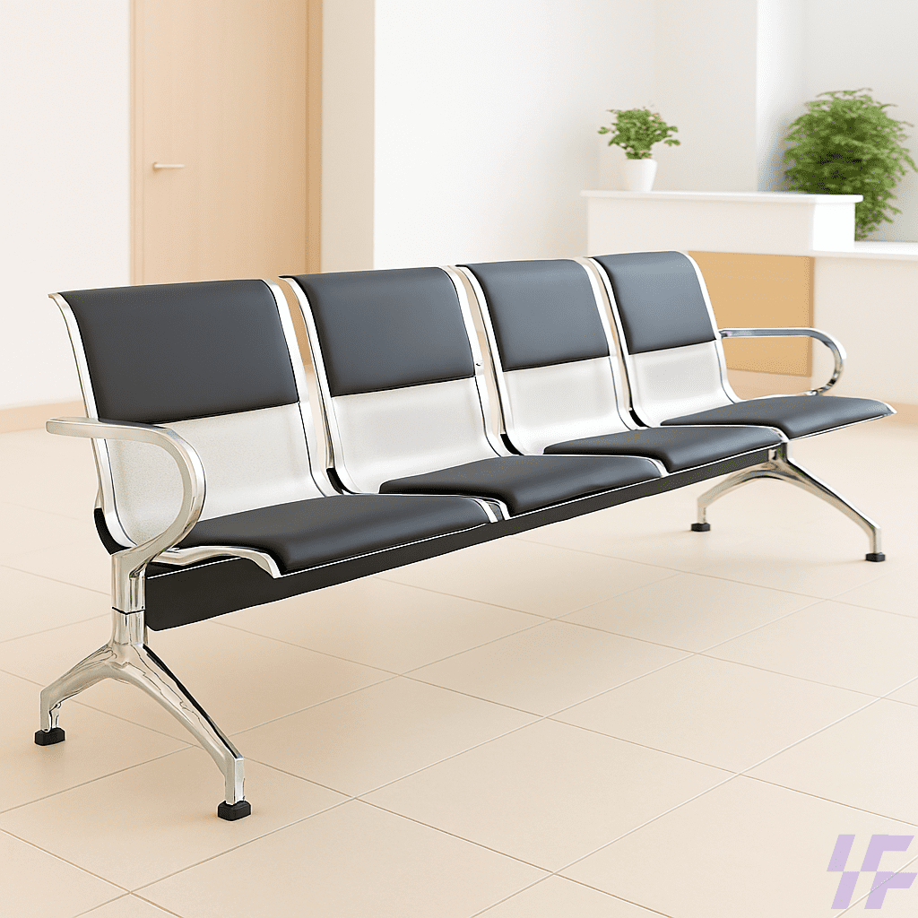 4 Seater Half Padded Bench - Intercom Furniture