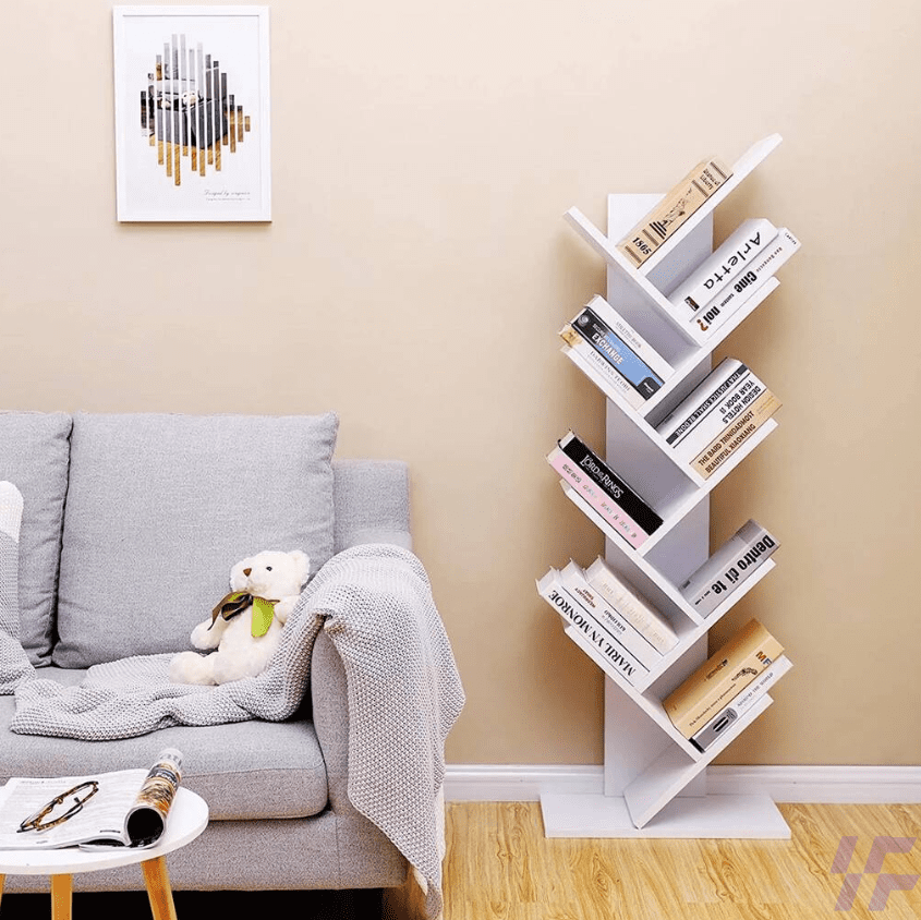 9 Tier Modern Bookshelf - Intercom Furniture