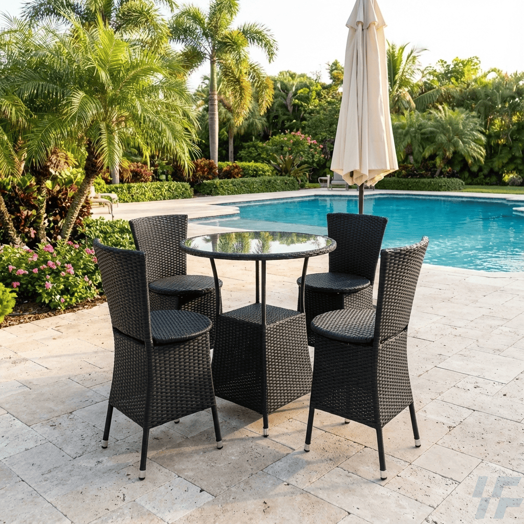 New Barlin Outdoor Set - Intercom Furniture