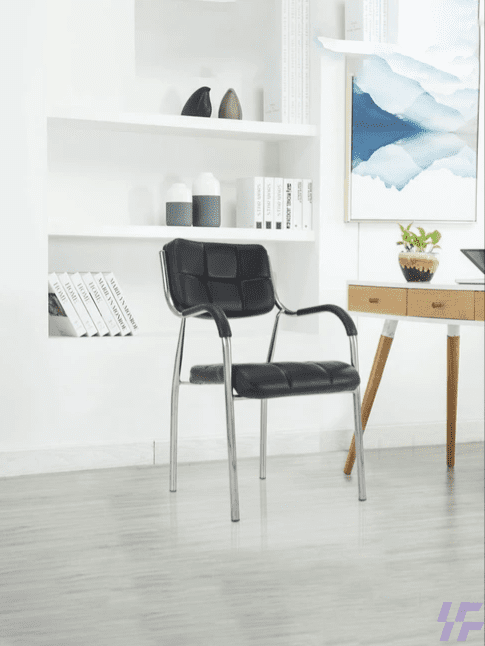 Stackable catalina leather chair - Intercom Furniture
